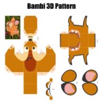 Animals Printable 3D Paper Crafts Templates Free - printcraftzone.com