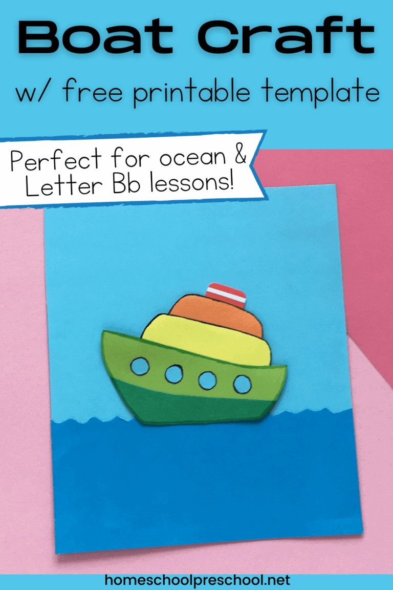 Boat Craft Free Printable - printcraftzone.com