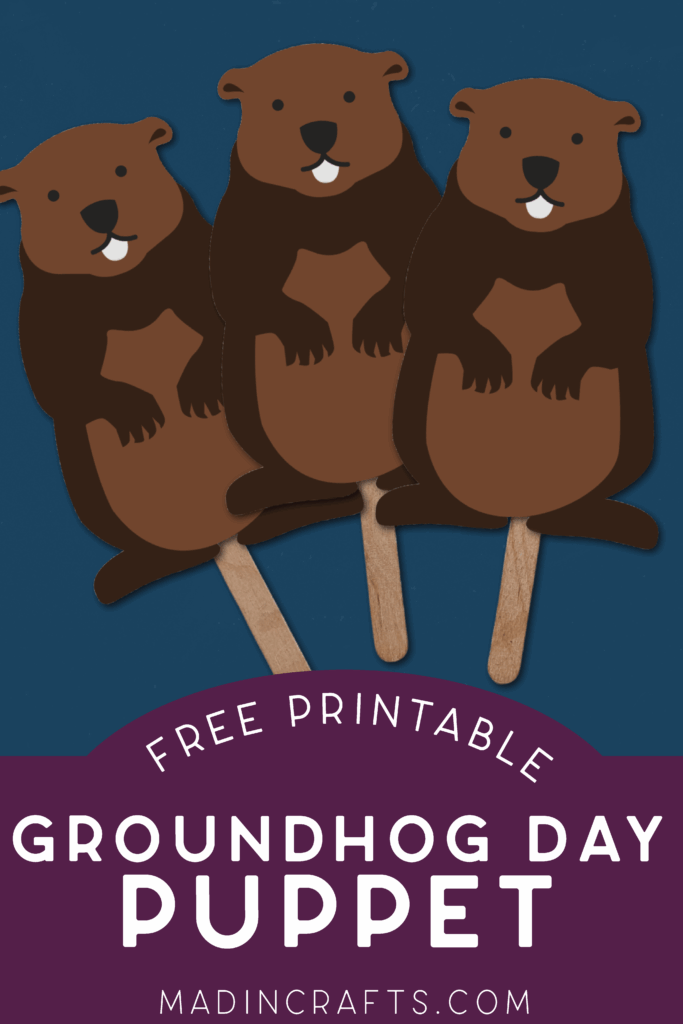 Printable Groundhog Day Crafts - printcraftzone.com