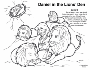 Free Printable Daniel And The Lion'S Den Printable Craft ...