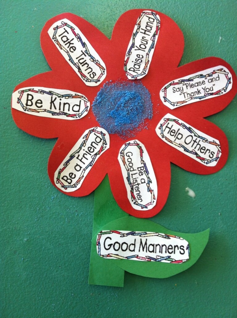 Arts And Crafts For Kids Good Manners Printables - printcraftzone.com