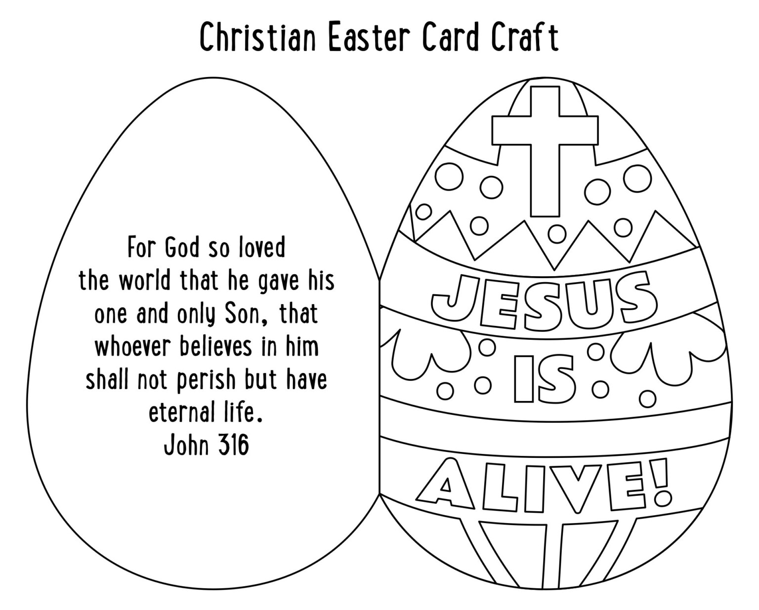 Free Printable Christian Easter Crafts - printcraftzone.com