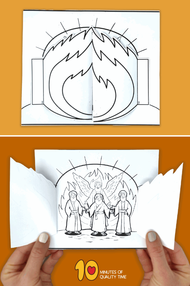 Printable Shadrach Meshach And Abednego Craft - printcraftzone.com